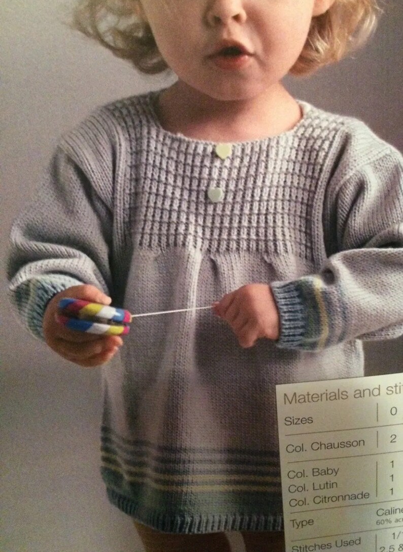 Babys Smocked Tunic Knitting Pattern - Etsy