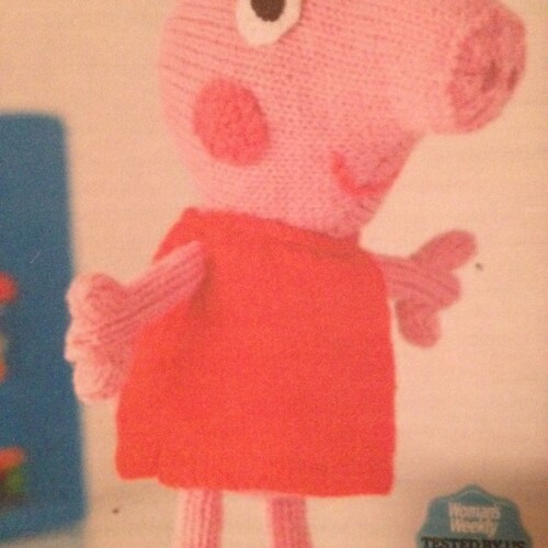Peppa Pig Knitting Pattern - Etsy