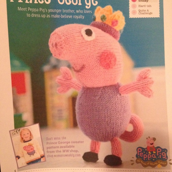 Peppa Pig Pattern - Etsy
