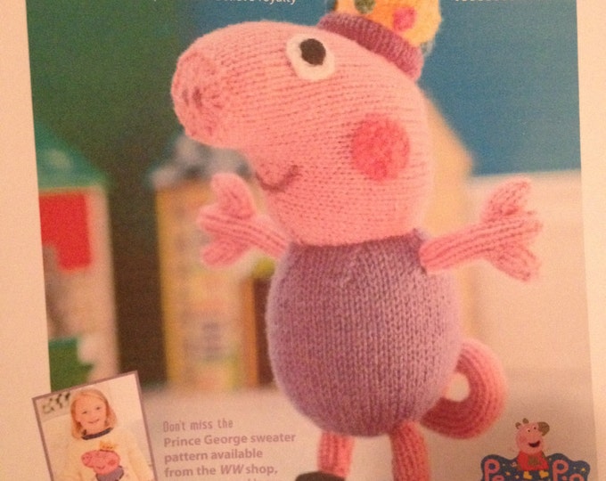 George Pig From Peppa Pig Knitting Pattern - Etsy UK