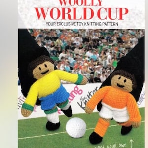 World Cup Football Knitting Pattern 20 Home & Away Kits Goal - Etsy UK