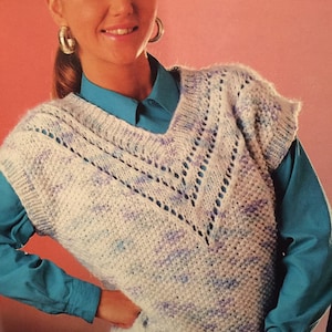 Ladies, Girls, 3 X Summer Tops Knitting Pattern - Etsy UK