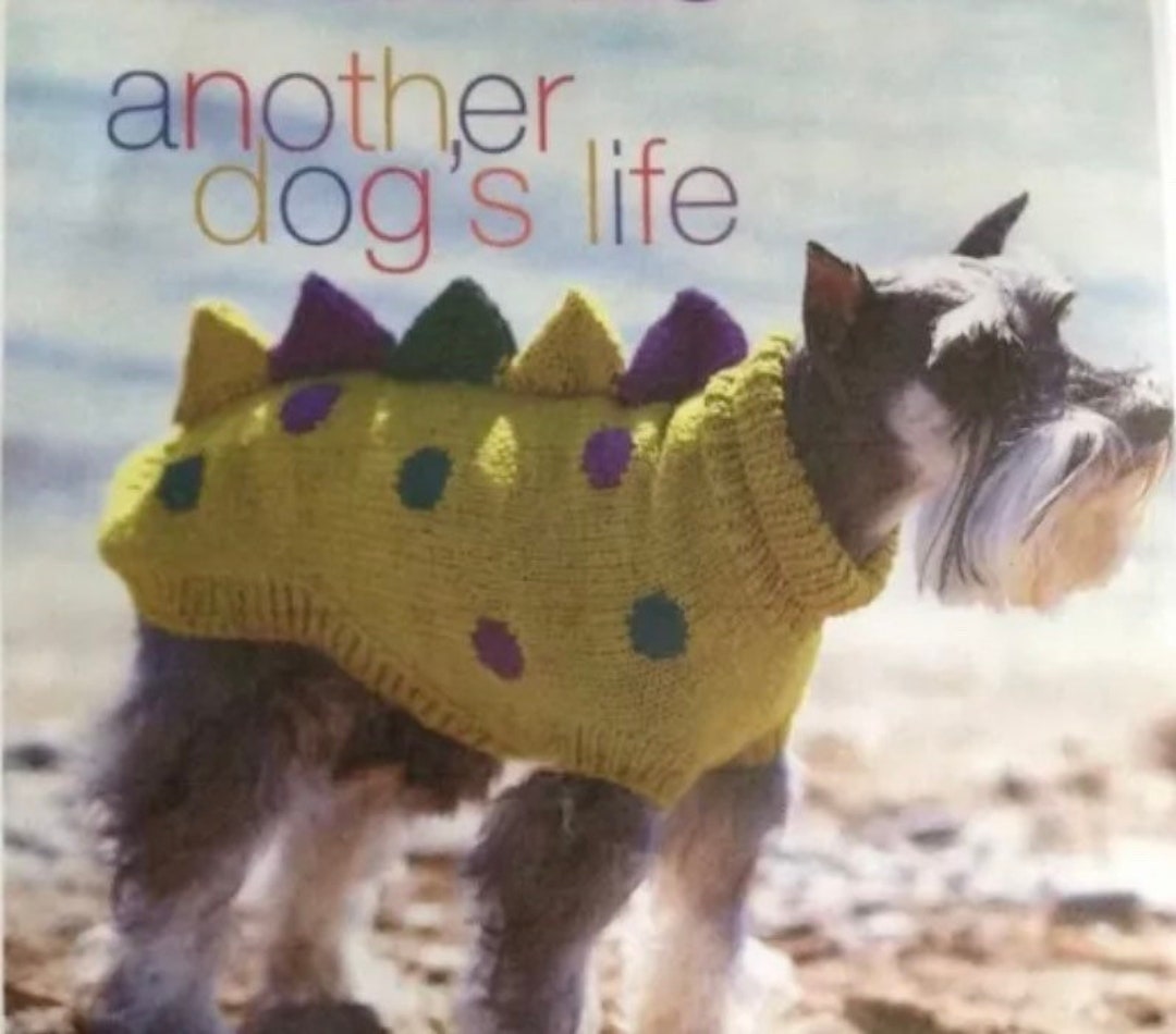 Dogosaurus Rex Dog Coat Knitting Pattern in 5 Sizes - Etsy