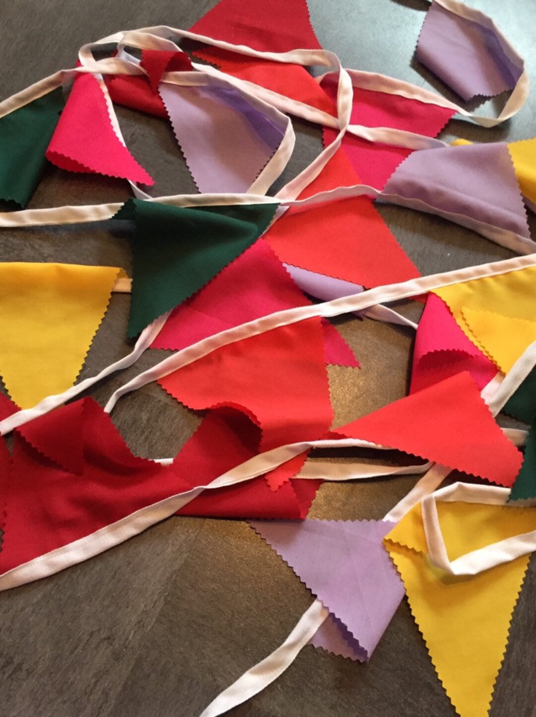 Multi Coloured Cotton Bunting per Metre Ideal for Fairs, Fetes, Street ...