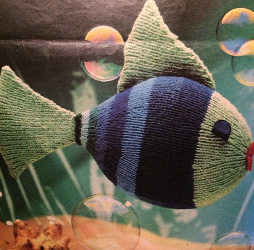 Fish Knitting Pattern - Etsy
