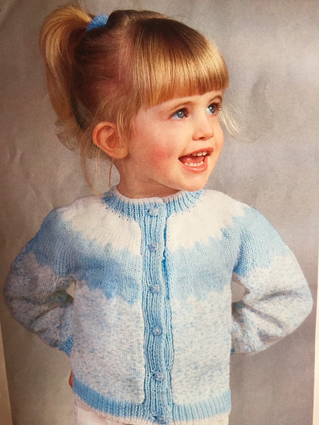 Girls DK Cardigan Knitting Pattern - Etsy