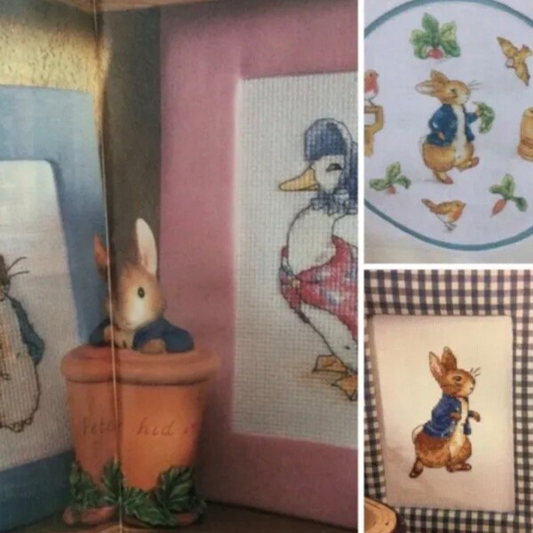Peter Rabbit Cross Stitch - Etsy UK