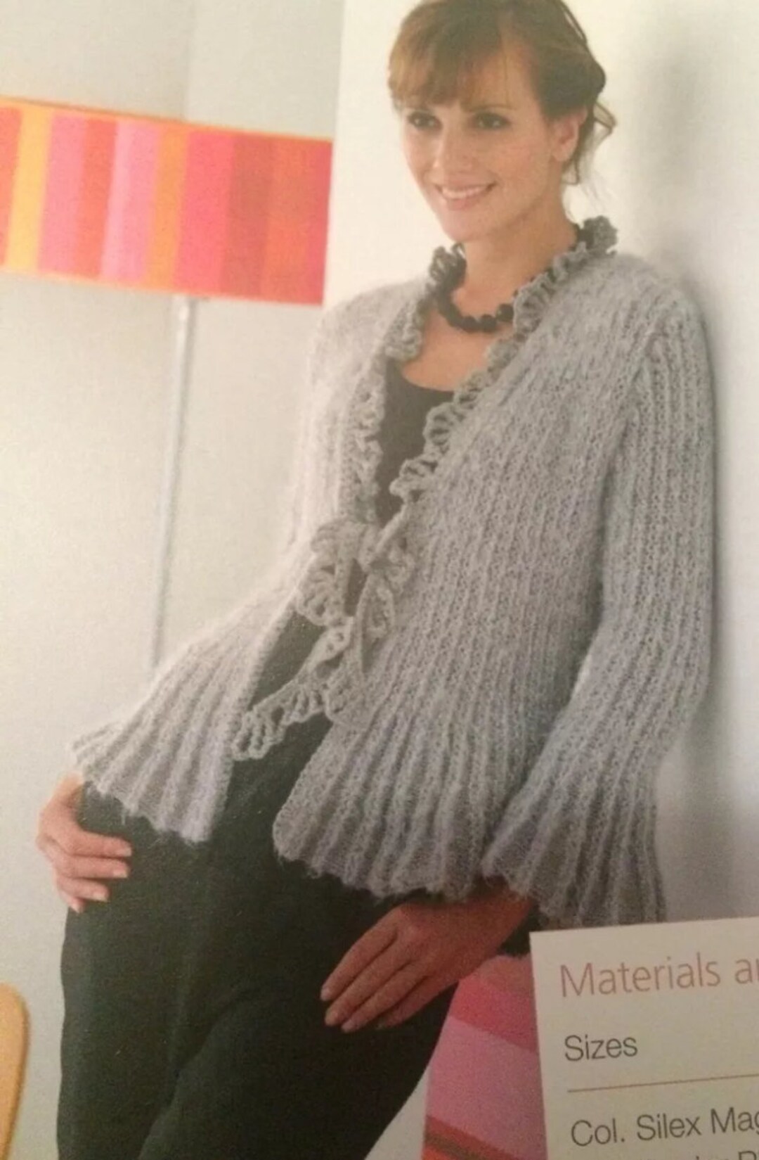 Ladies Flared Jacket Knitting and Crochet Pattern Size S,M,L - Etsy