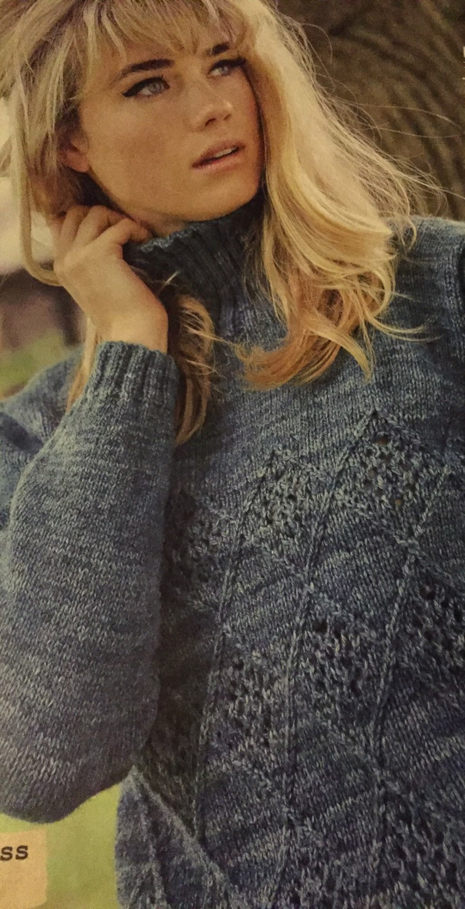 Ladies Diamond and Lace Knitting Pattern - Etsy