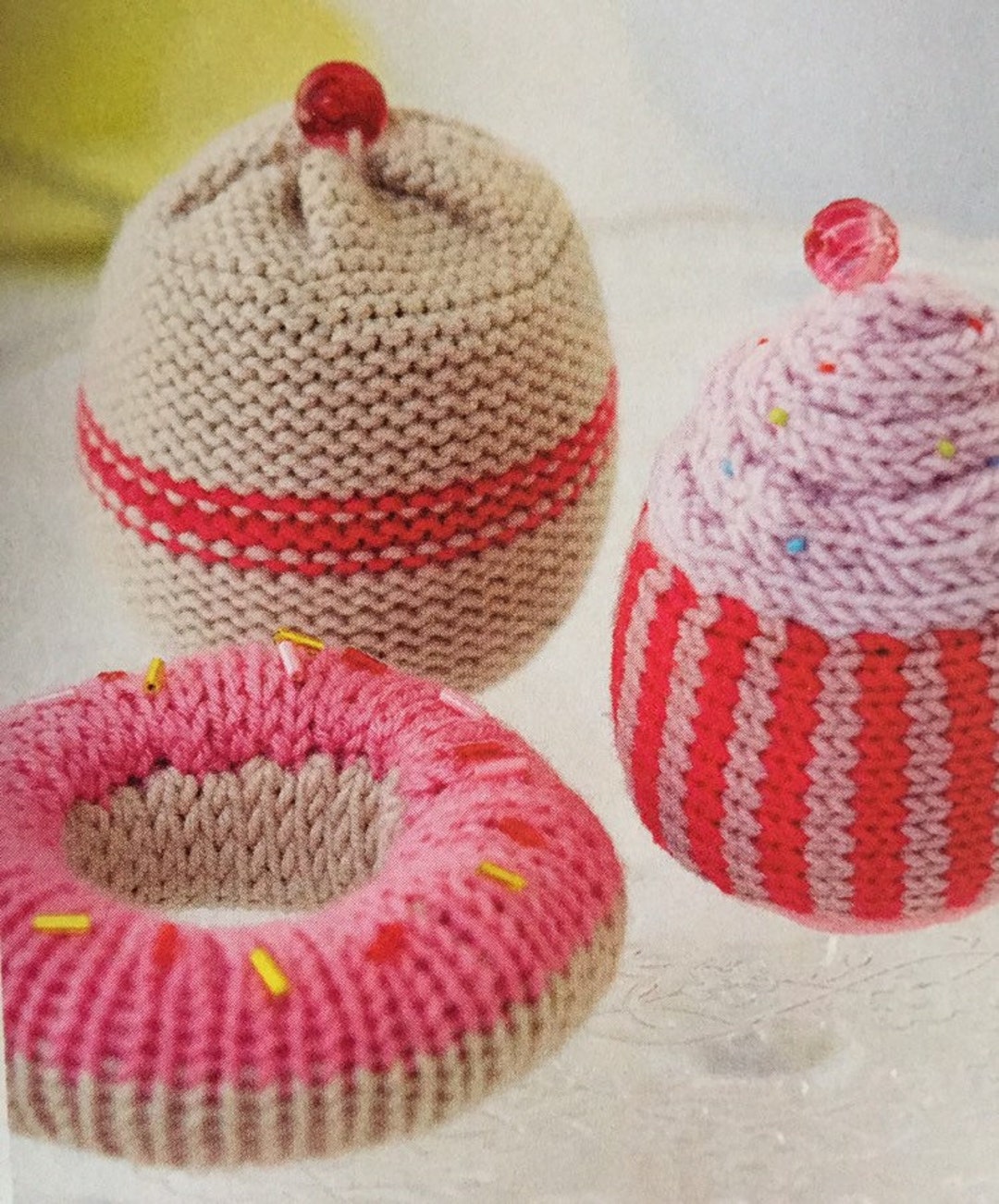 Knitted Cakes and Donuts Knitting Pattern - Etsy UK