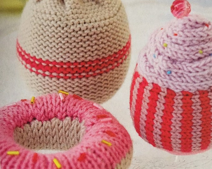 Knitted Cakes PDF Knitting Pattern Instant Download Butterfly Cakes ...