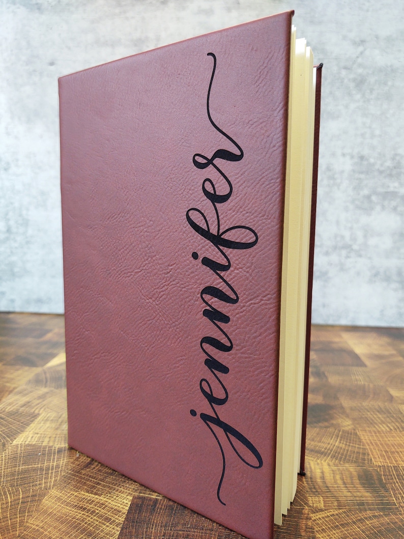 Personalized Journal for Women Custom Leatherette Journal - Etsy