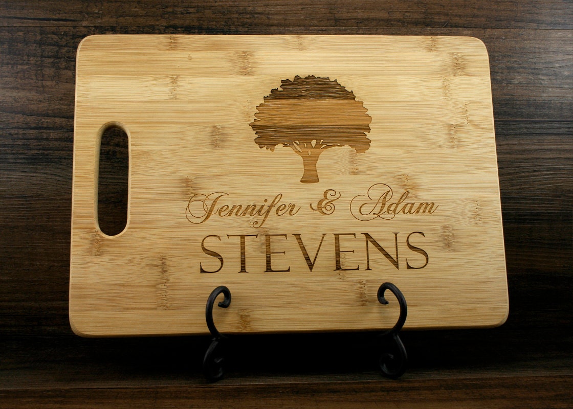 Customized Family Tree Cutting Board Bamboo Cutting Board - Etsy