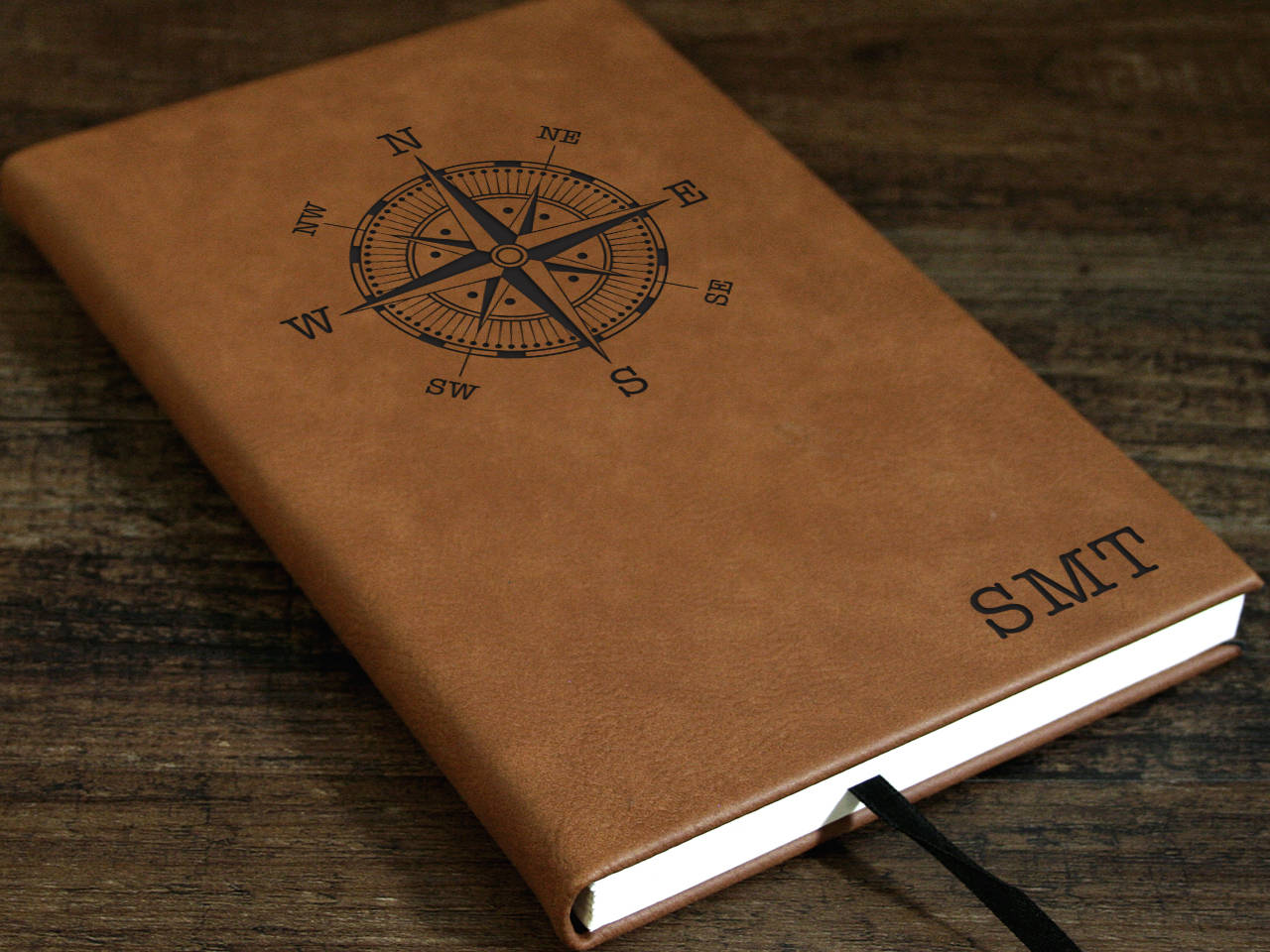 Leather Compass Journal - Etsy