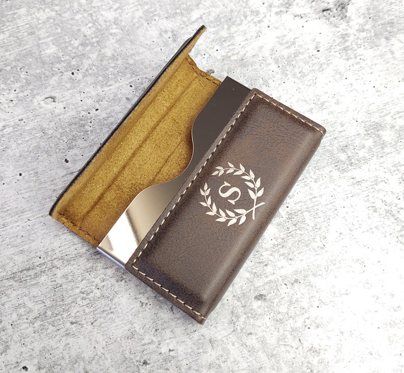 Personalized Business Card Case for Men Custom Business Card - Etsy