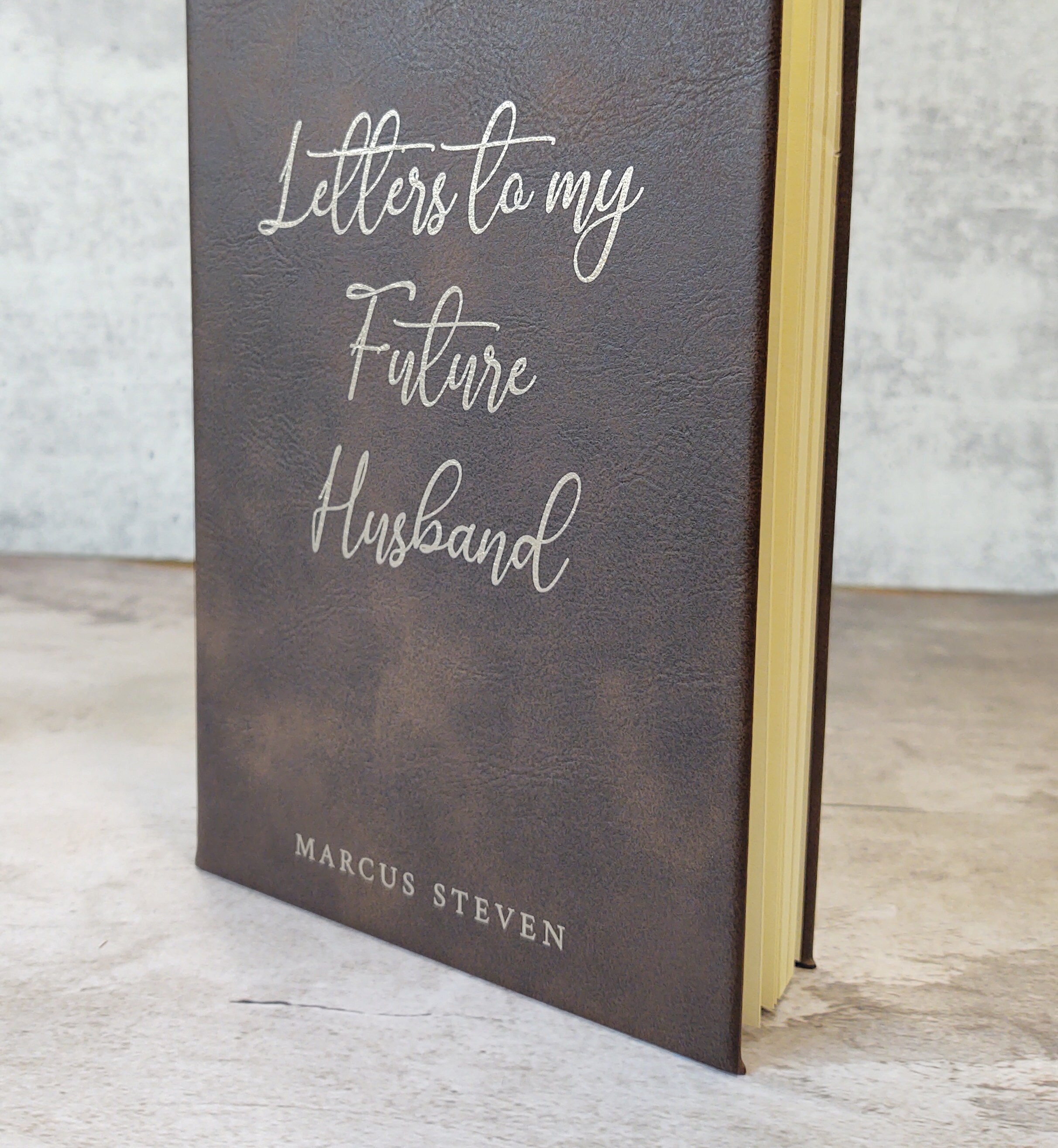 Letters to My Future Husband Custom Journal, Letters to Loved One ...