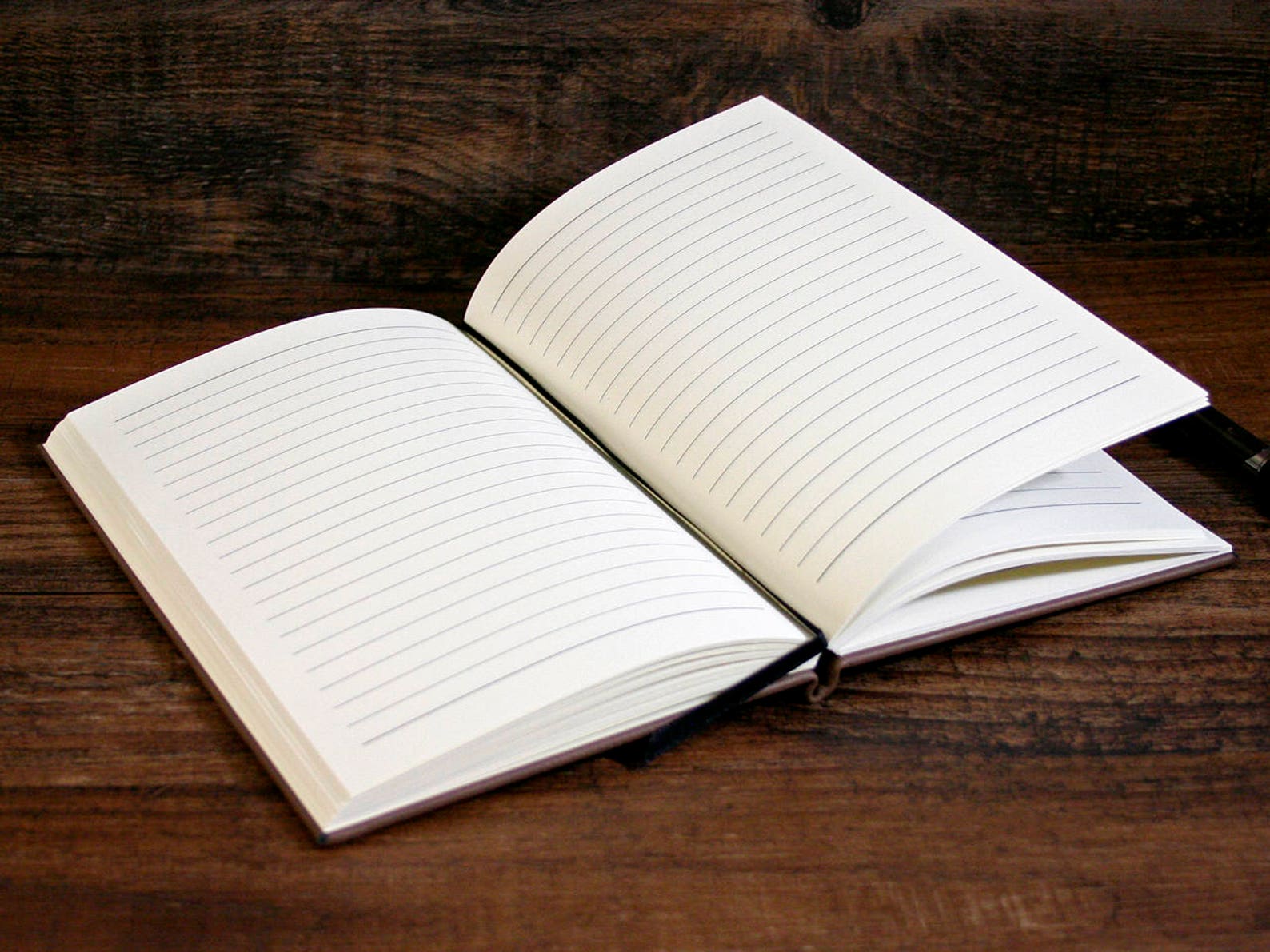 Monogrammed Journal With Lined Pages Engraved Leather - Etsy