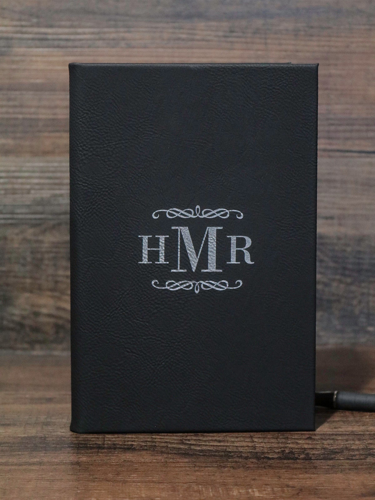 Monogrammed Journal Personalized Leather Journal Lined - Etsy