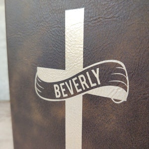 Personalized Journal With Cross, Religious Journal, Prayer Journal ...