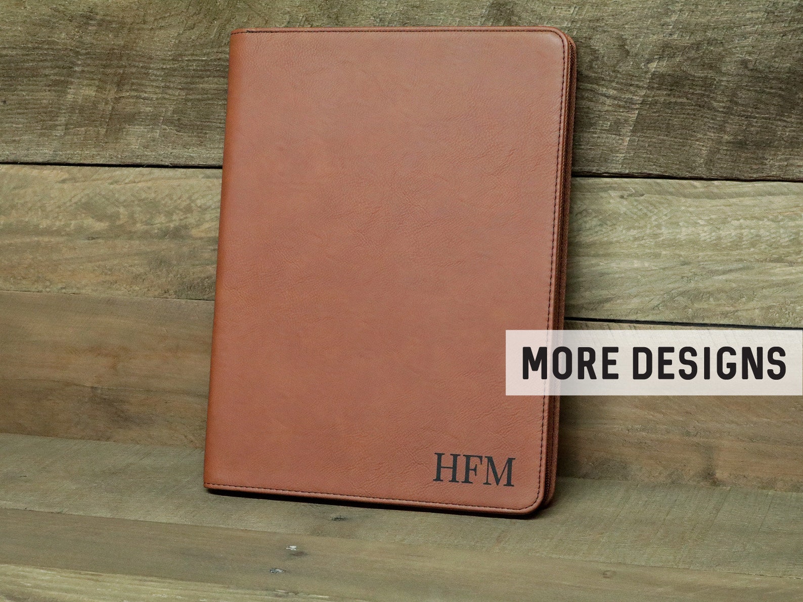 Monogrammed Portfolio With Notepad 9.5 X 12 - Etsy