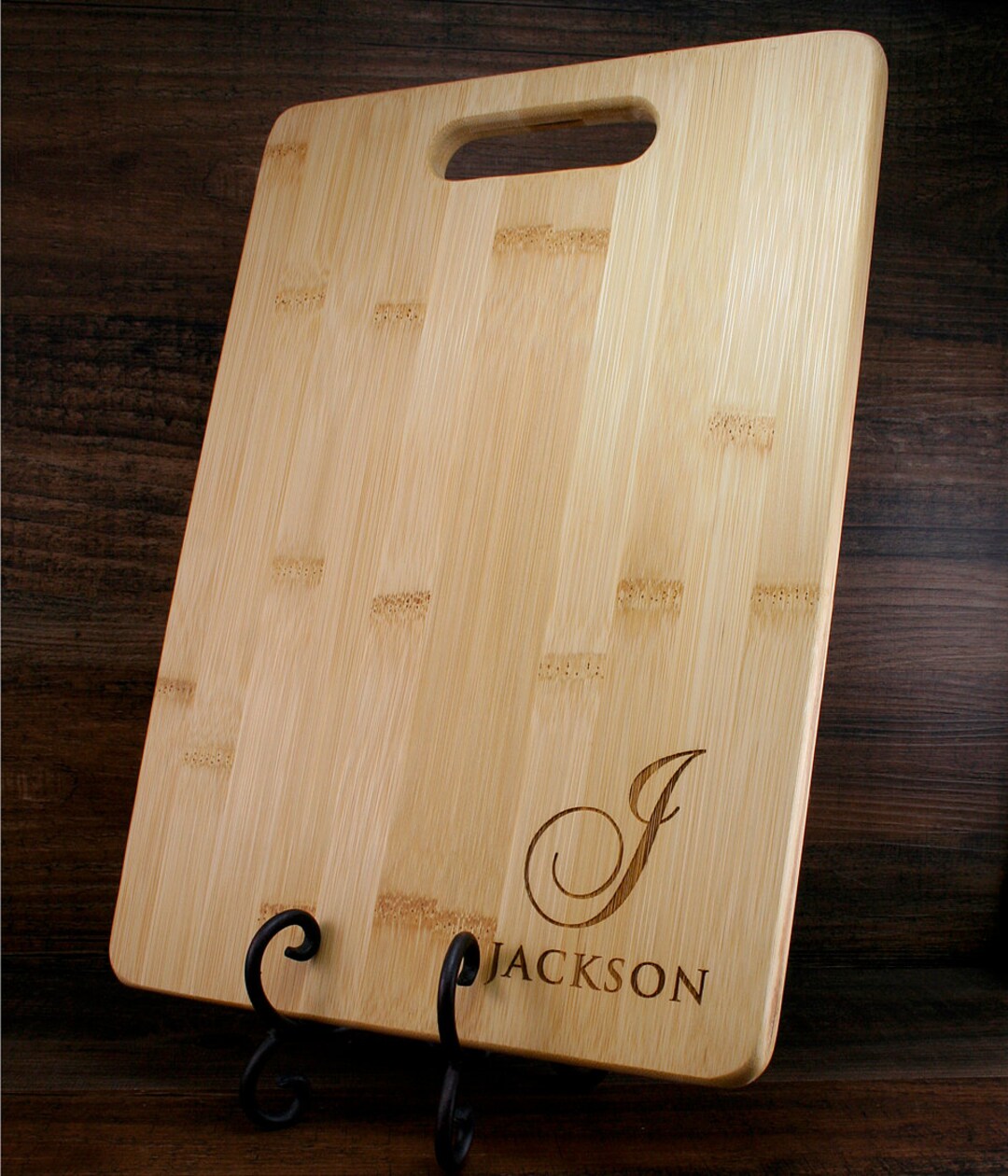 Monogrammed Cutting Board, Personalized Family Name Cutting Board ...