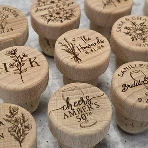 Wedding Favors, Personalized Wine Stoppers Bulk, Custom Wine Stopper ...