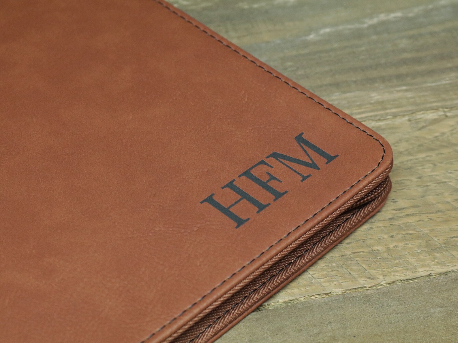 Monogrammed Portfolio With Notepad 9.5 X 12 - Etsy