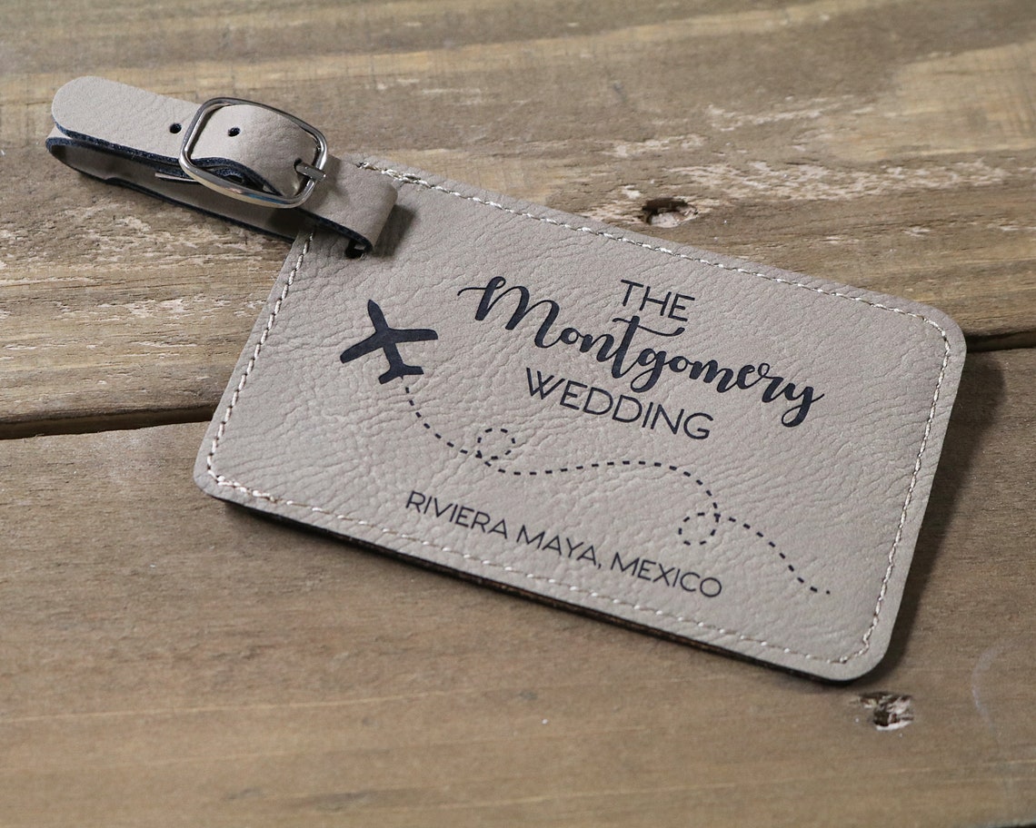 Personalized Travel Luggage Tag, Wedding Luggage Tag, Couples Luggage ...