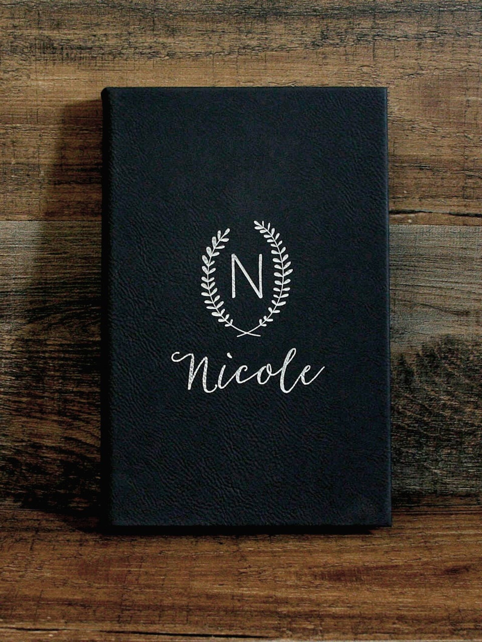 Personalized Diary Notebook Monogrammed Journal Engraved - Etsy