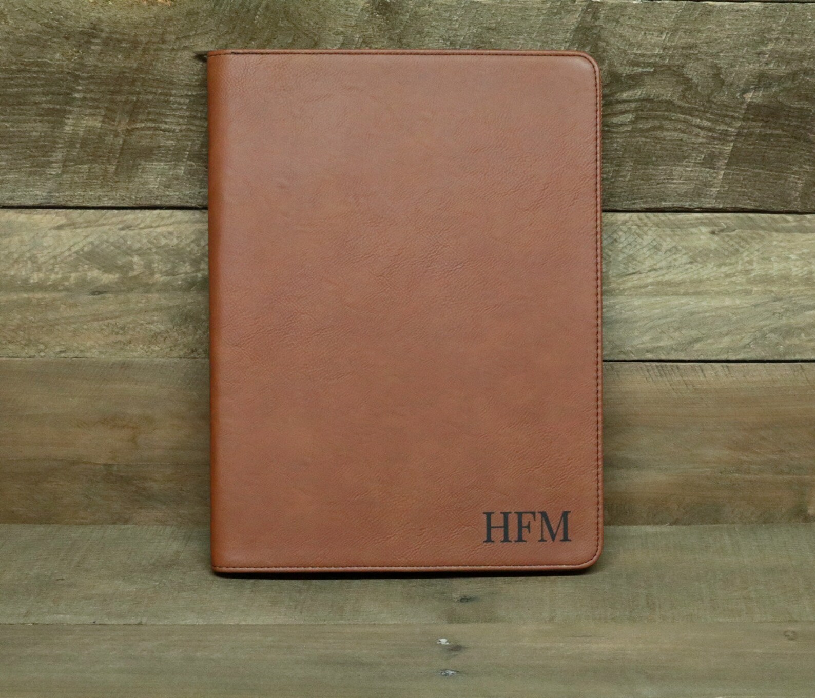 Monogrammed Portfolio With Notepad 9.5 X 12 - Etsy