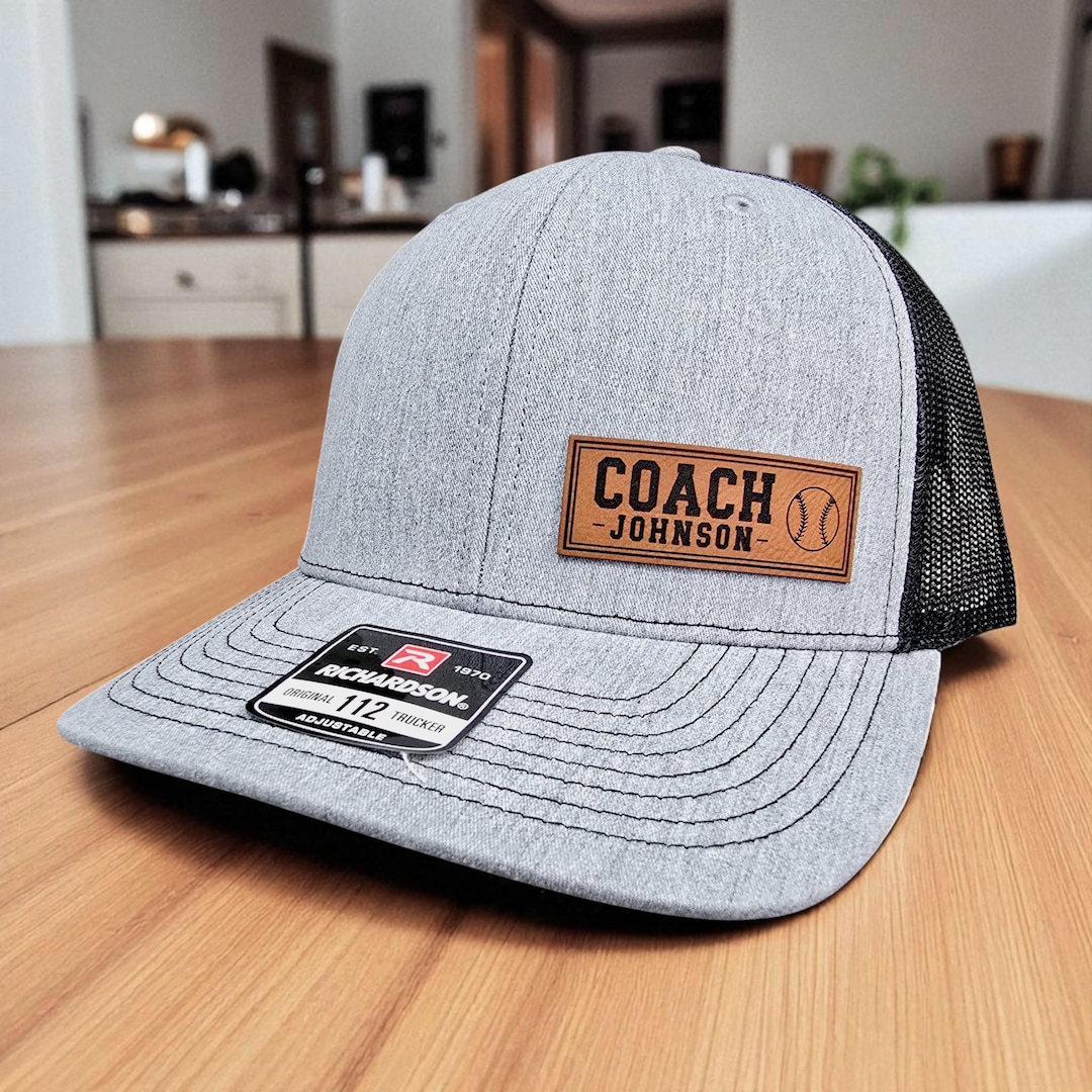 Custom Coach Hat - Richardson 112 Trucker Cap for Sports Coaches ...