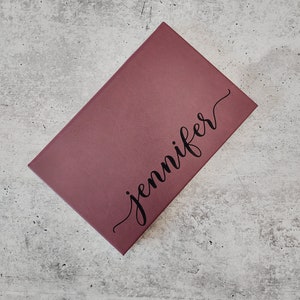 Personalized Journal for Women, Custom Leatherette Journal With Name ...