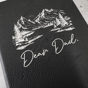 Dear Dad Journal, Custom Dear Loved One Journal, Personalized Journal ...
