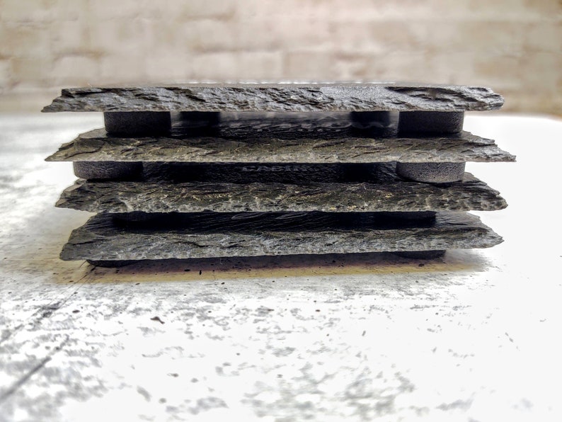 Personalized Name Coasters Set of 4 Family Name Slate - Etsy