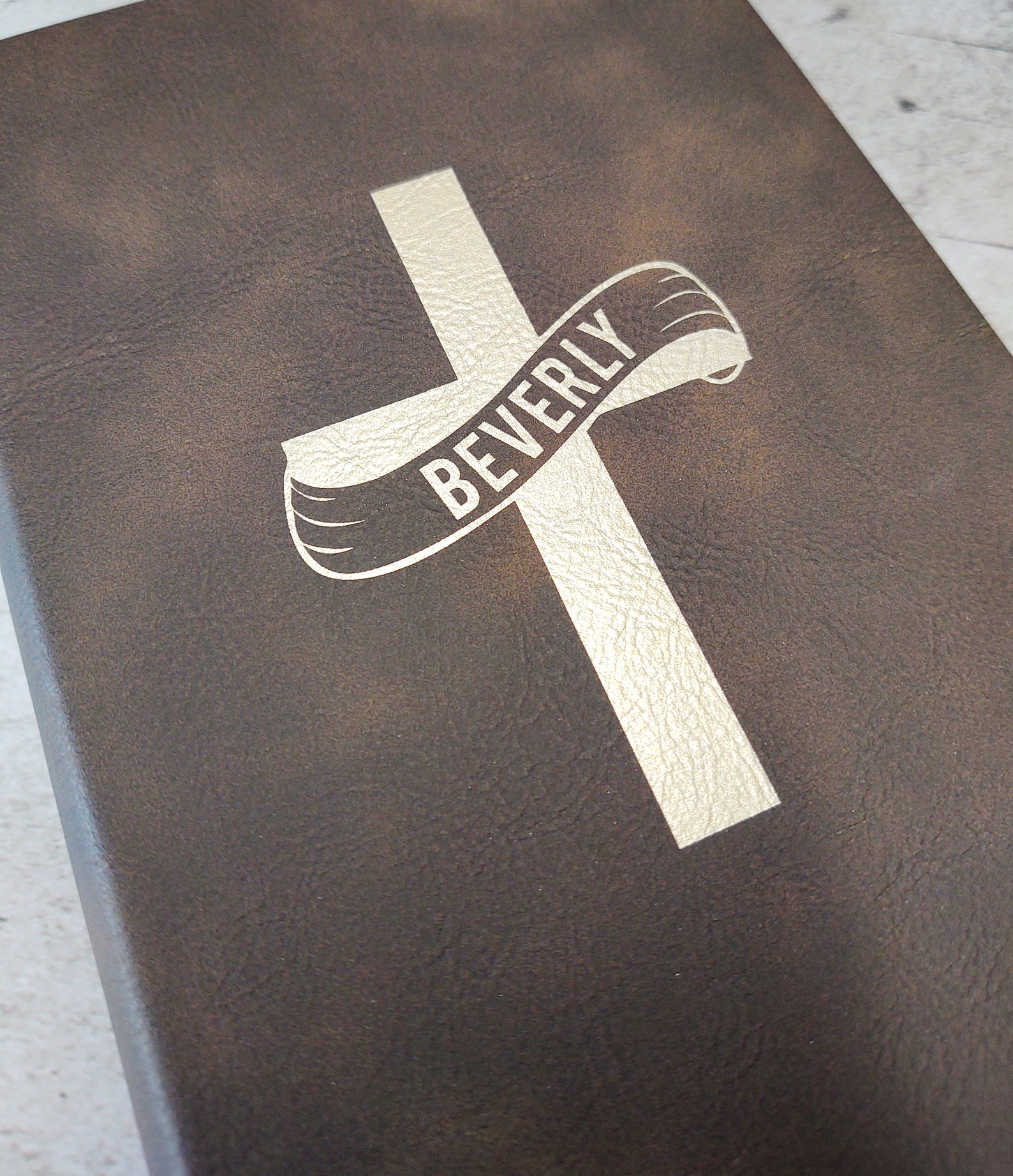 Personalized Journal With Cross Religious Journal Prayer - Etsy