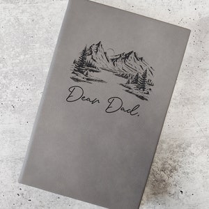 Dear Dad Journal, Custom Dear Loved One Journal, Personalized Journal ...