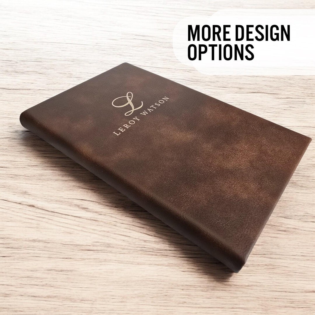 Personalized Journal for Men, Monogramed Lined Journal, Personalized ...