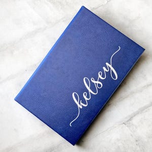Personalized Journal for Women, Custom Leatherette Journal With Name ...