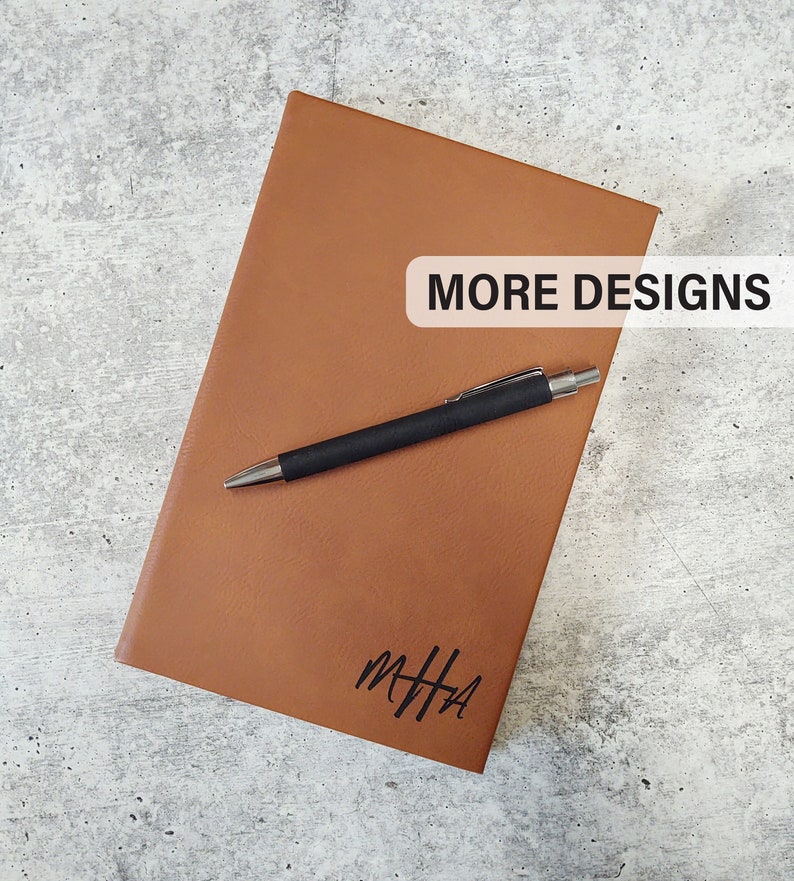 Monogrammed Leather Journal Personalized Journal Lined - Etsy