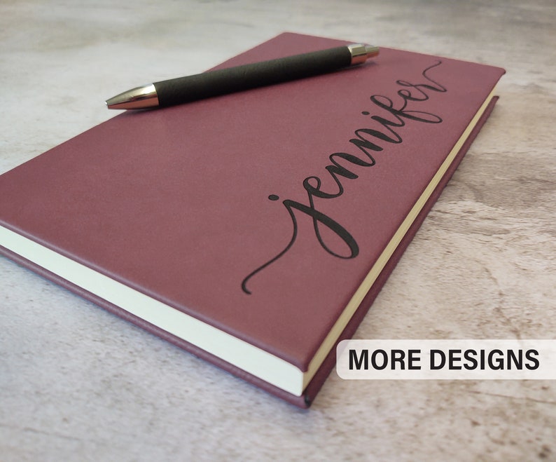 Personalized Journal for Women Custom Leatherette Journal - Etsy
