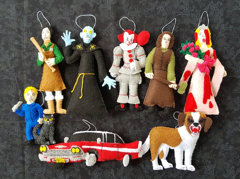 Patterns Stephen King Characters Felt Ornaments Set of 8 - Etsy