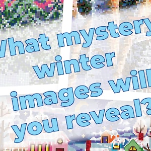 Winter Mega Mystery Mosaics - Color by Letter - 27 Pages / 3 Mega ...