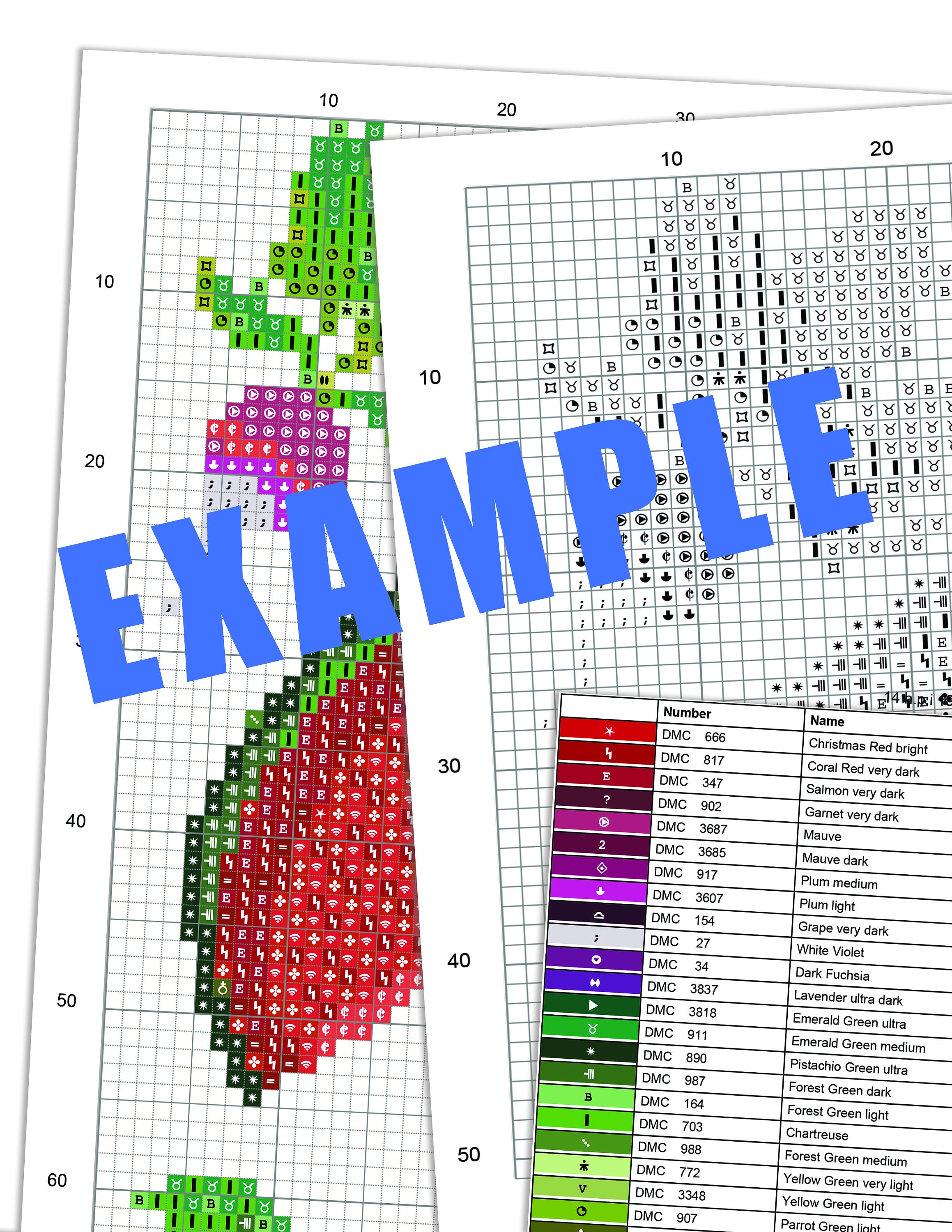 Monster Mash Cross Stitch Pattern Halloween, Cute, Spooky - Etsy