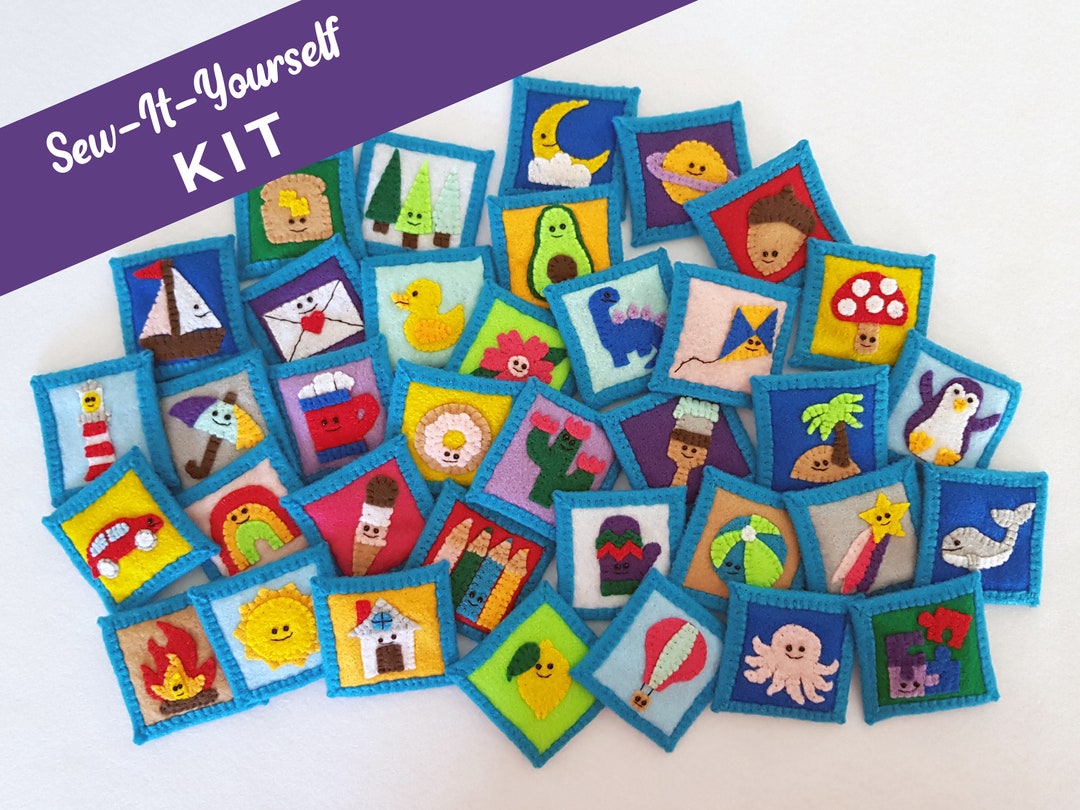 Kit Matching / Memory Game DIY Felt - Etsy