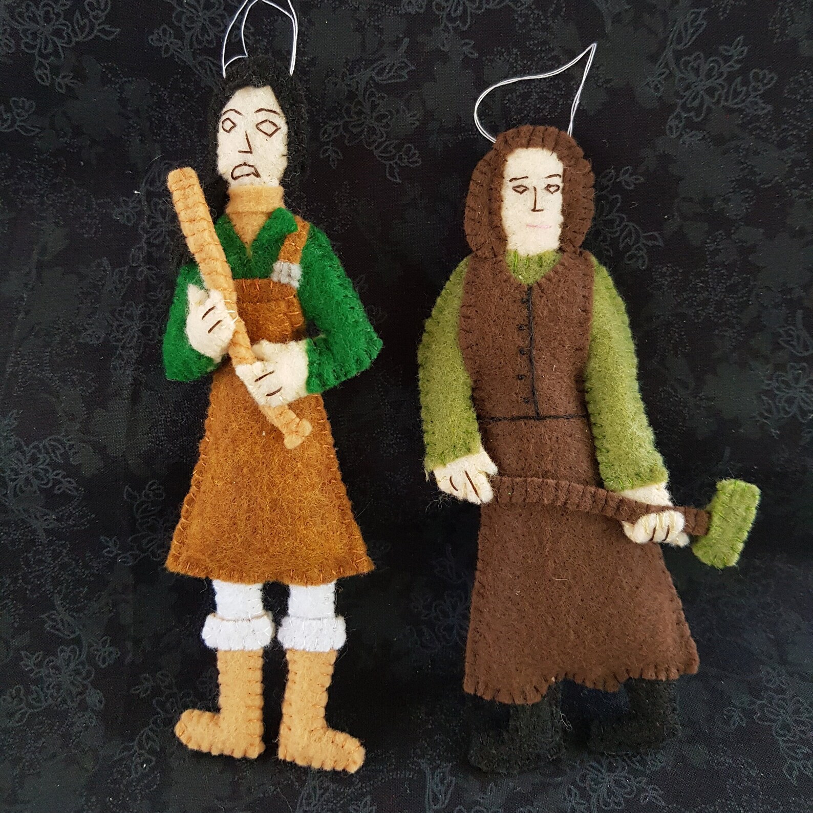 Patterns - Stephen King Characters Felt Ornaments - Set of 8 - Etsy