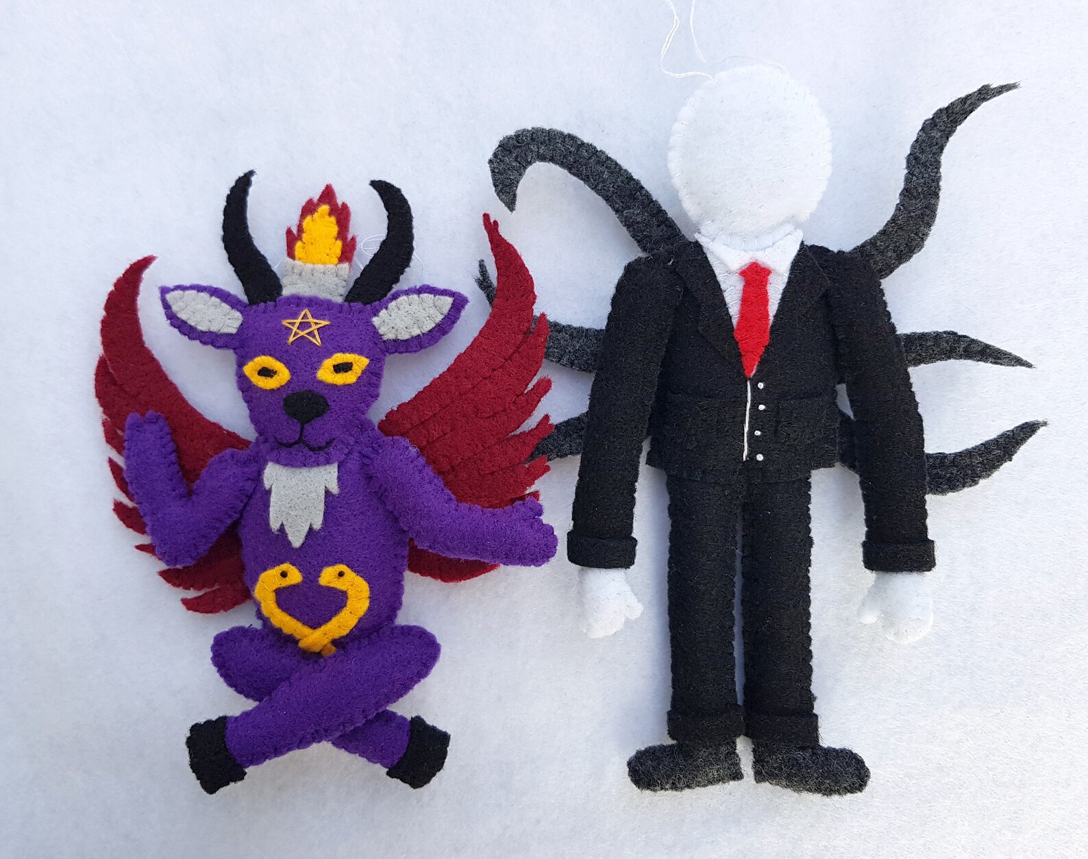 Patterns Supernatural Creatures Felt Garland DIY Set of 8 - Etsy