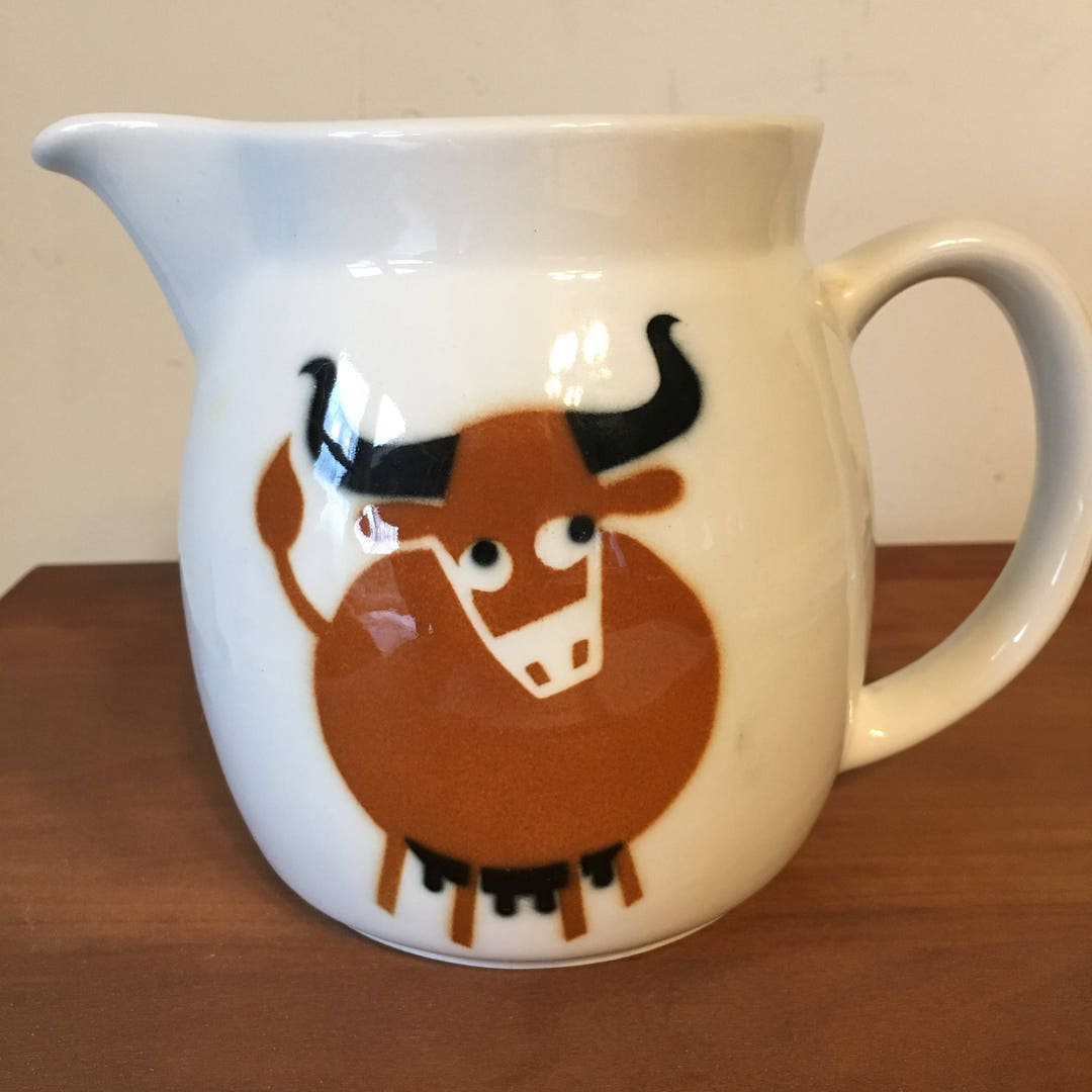 Pair of Modern Design Arabia Finland Cow Pitchers. - Etsy