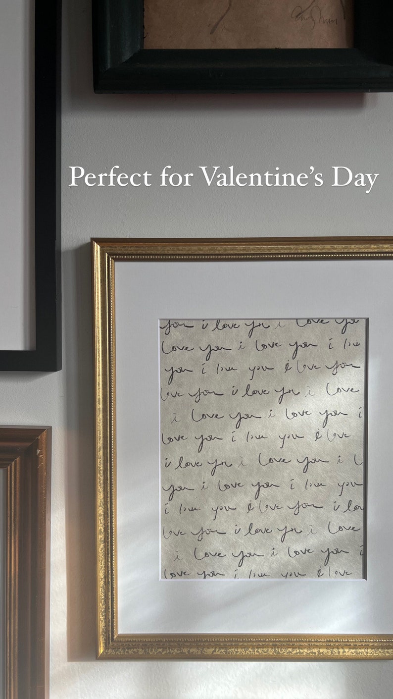 LOVE YOU Art Print, Wall Art, Home Decor, Nursery Art, Family - Etsy