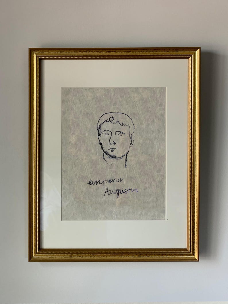 EMPEROR AUGUSTUS - Art Print, Wall Art, Home Decor, Figure Art ...