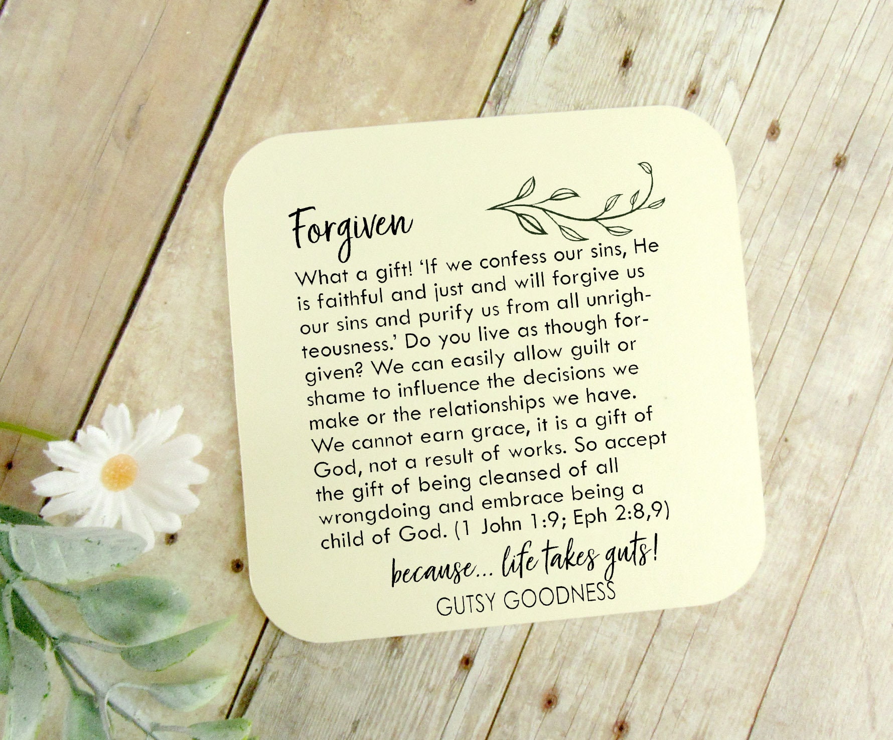 Forgiven Faith Pendant Survivor Necklace Because God is Good | Etsy